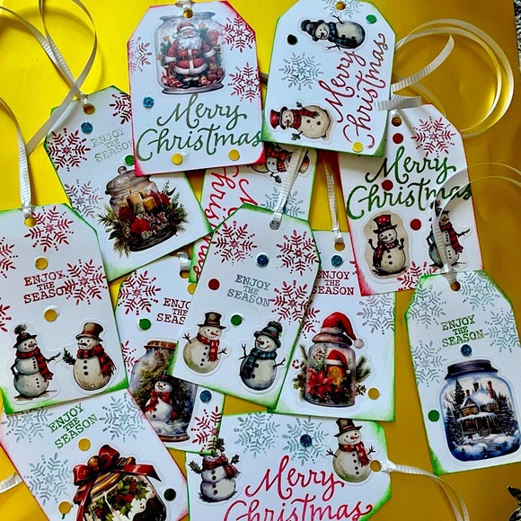 Hand Crafted | Holiday | Handcrafted Holiday Gift Tags | Poshmark
